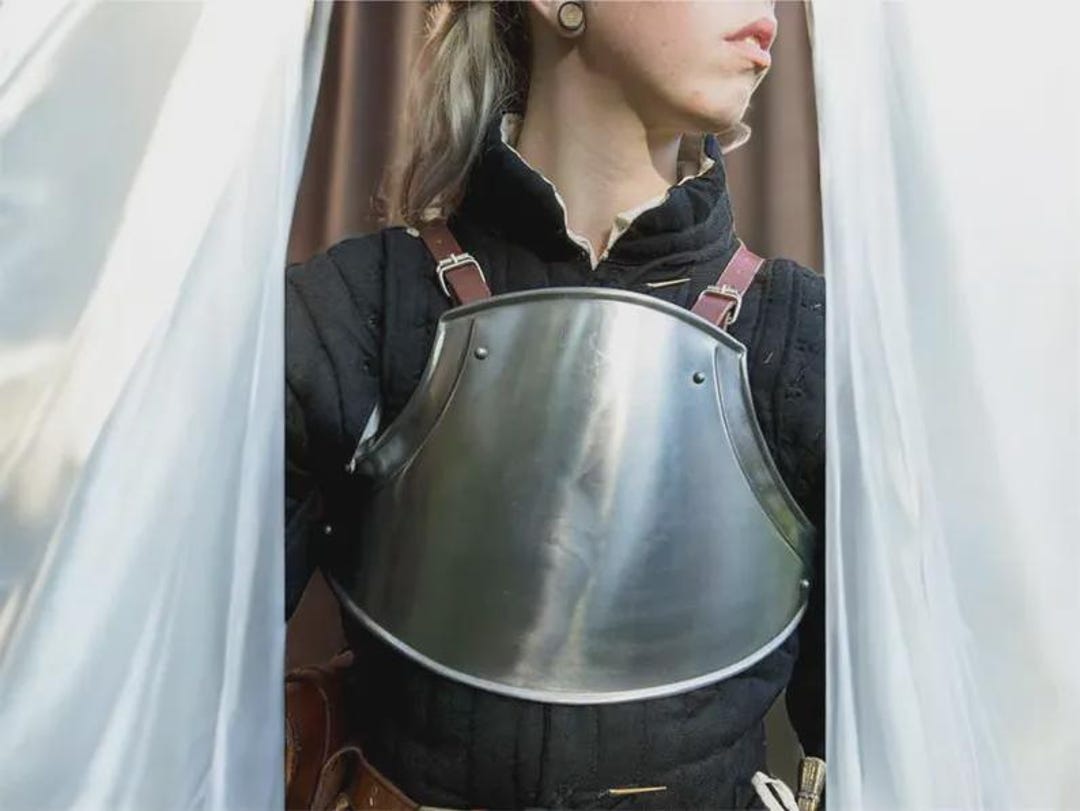 Lady Armor Jacket Perfect for Cosplay Female Armor Fully Functional ...