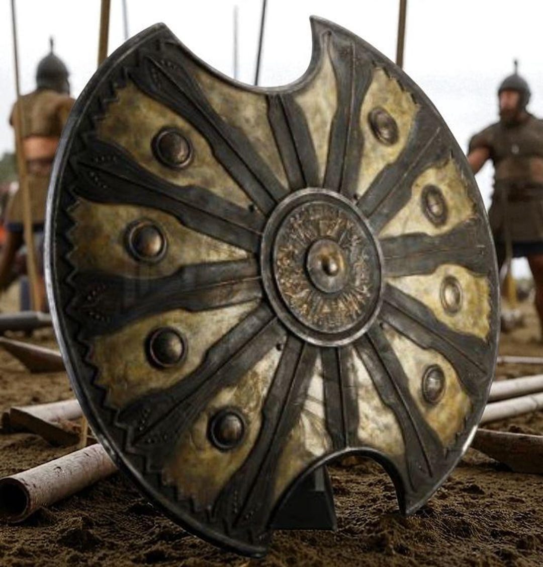 Medieval Troy Trojan War Shield Historical Troy Achilles Shield Brad ...