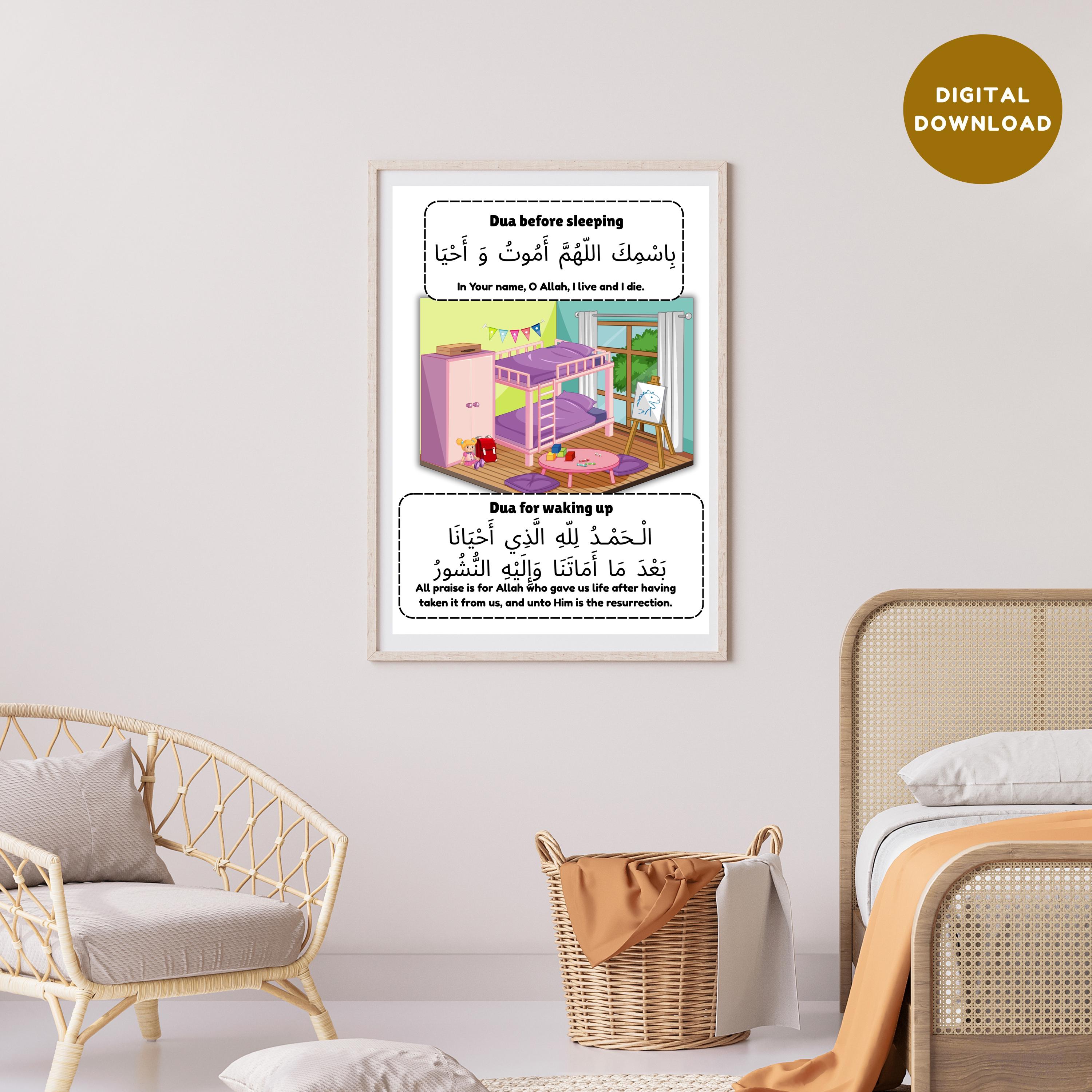 Muslim Kids Daily Routine Chart – Islamic Chore Tracker Printable With ...