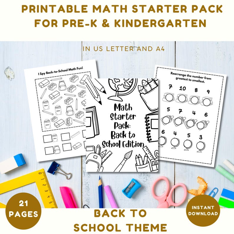 Math Worksheets Kindergarten, Printable Math Worksheets, Printable Back ...