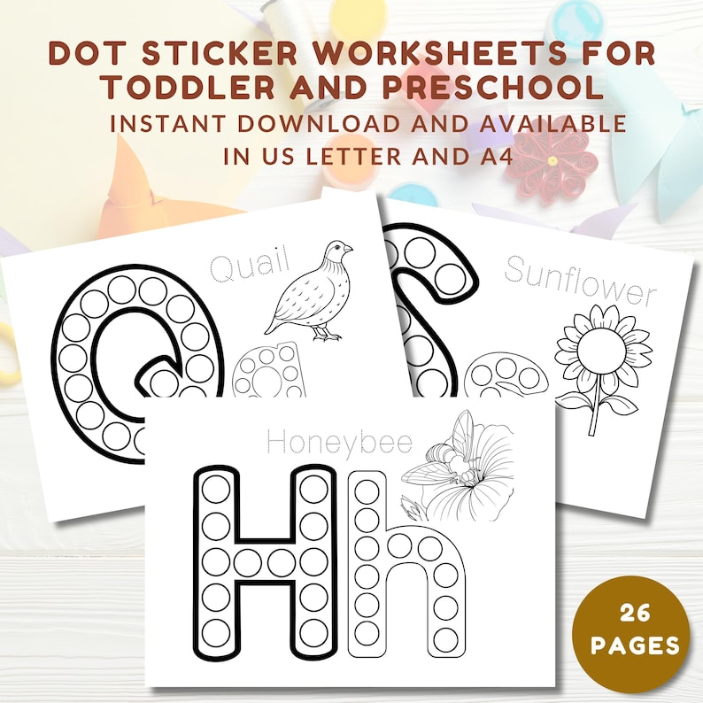 Dot Sticker Worksheet, Do a Dot Alphabet Printable Worksheets, Alphabet ...