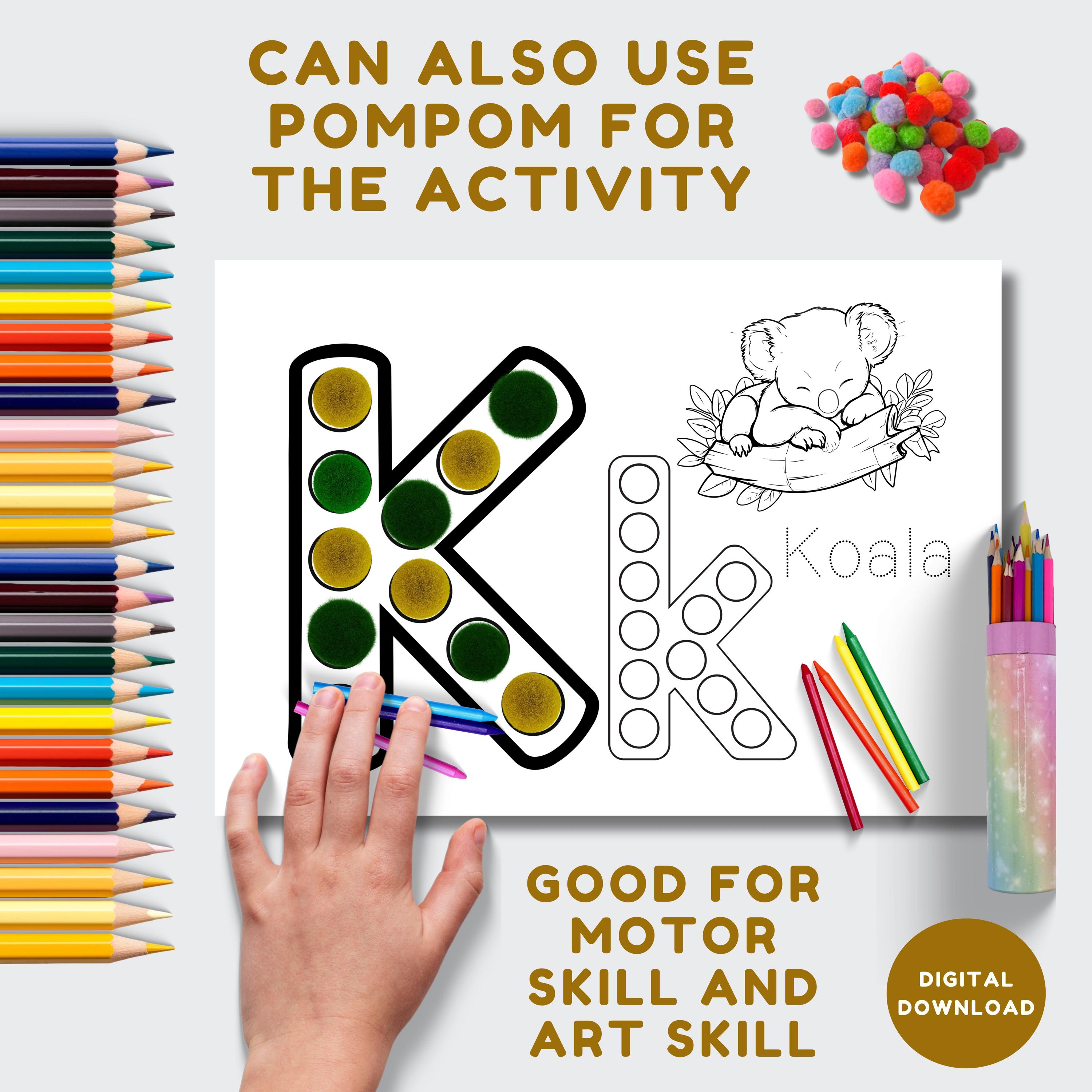 Dot Sticker Worksheet, Do a Dot Alphabet Printable Worksheets, Alphabet ...