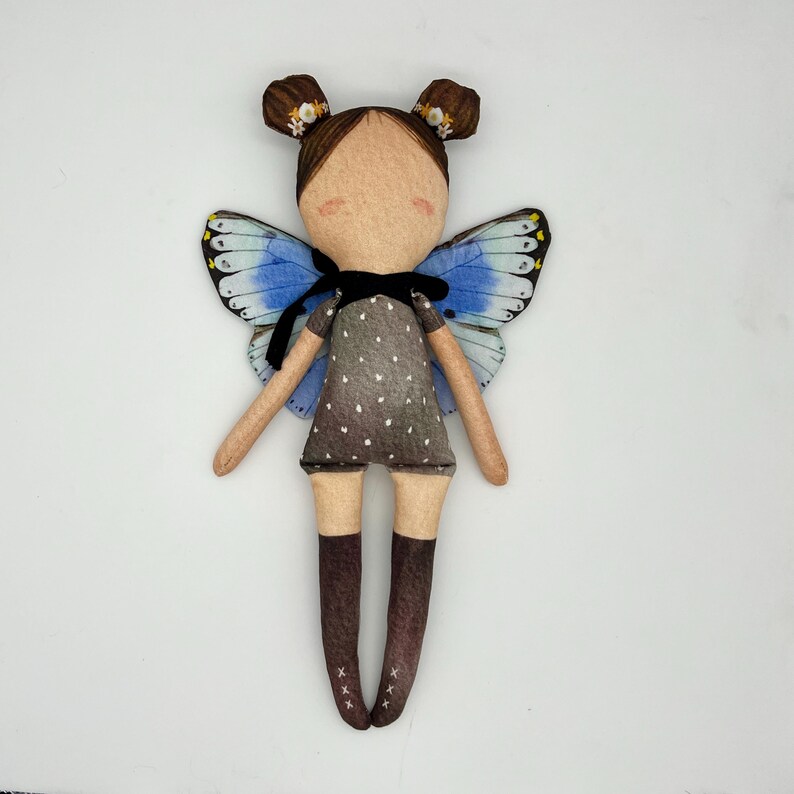 DIY Butterfly Doll Fabric Panel: Cut and Sew Organic Cotton Project - Etsy