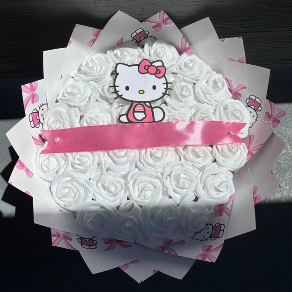 Hallo Kitty Bouquet - Etsy