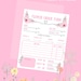 Flower Order Form for Florist Business Owners Printable Organization ...