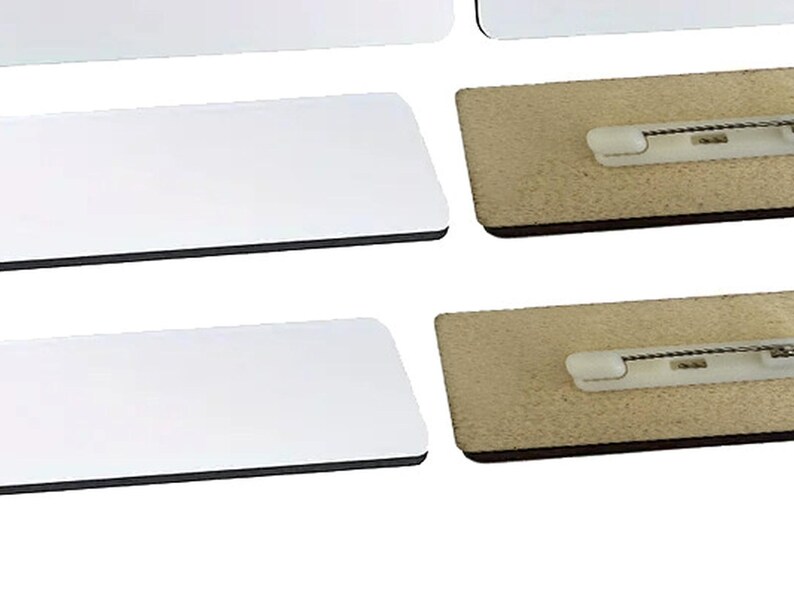 DIY Blank Wood Work Name Badge Pin Personalized Engrave Craft Badge - Etsy