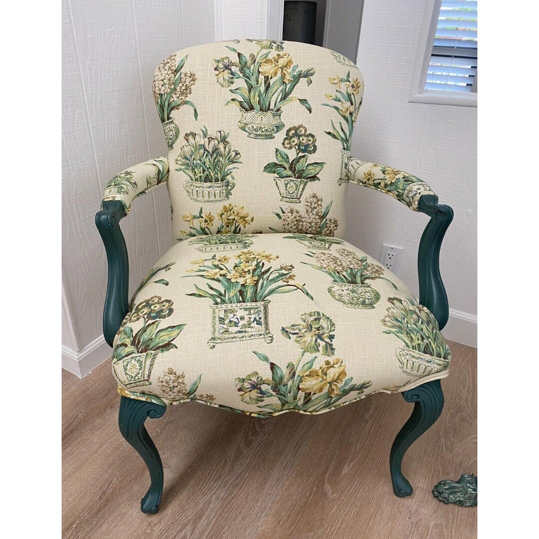 Antique ~ French Country Arm Chairs W Matching Bistro Table ~ Mid ...