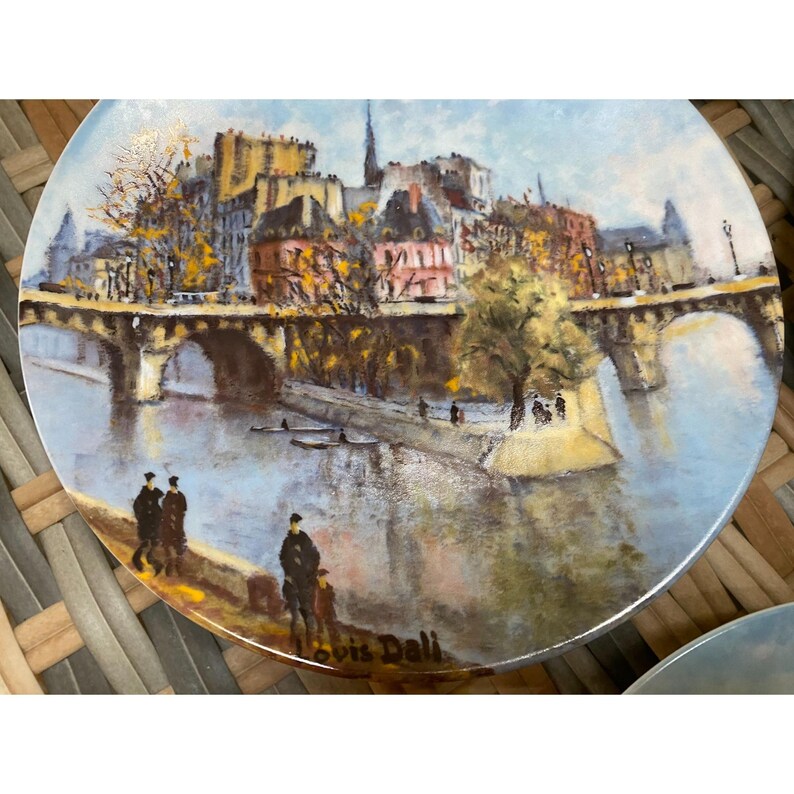 Vintage 1980's Louis Dali Limoges Decorative Plates ~ Set of Four ...