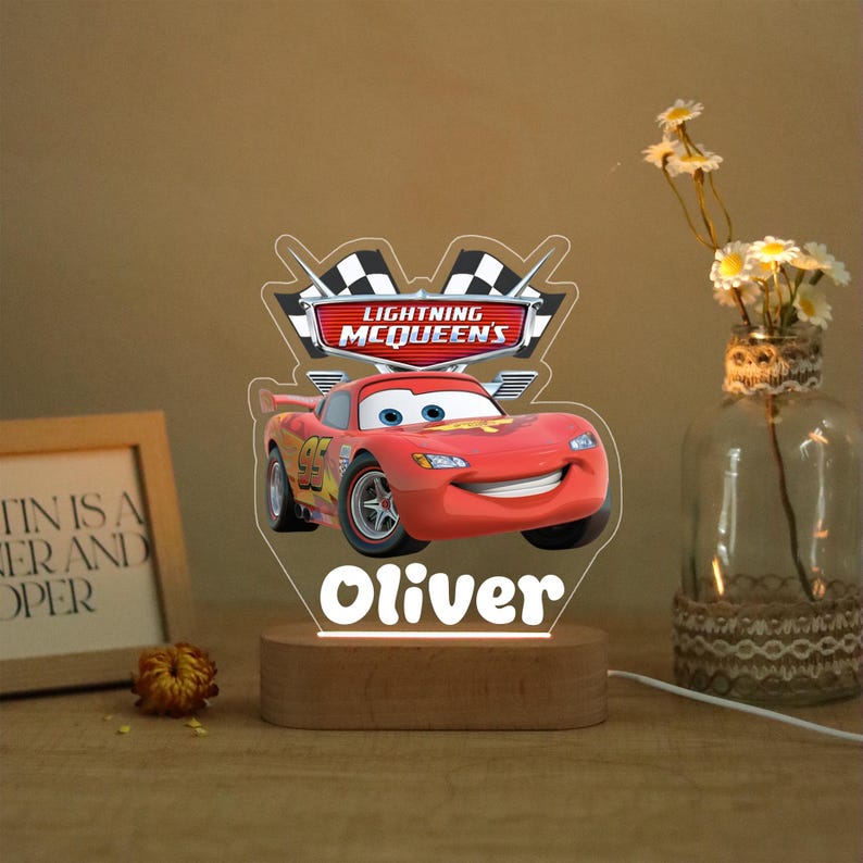 Lightning Mcqueen Night Light