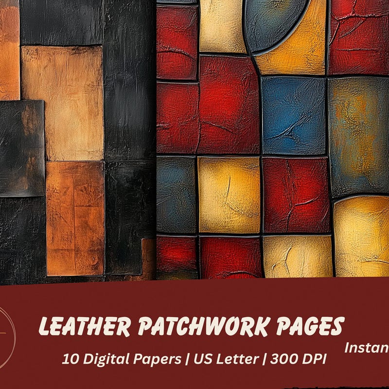 Leather Patchwork - Etsy