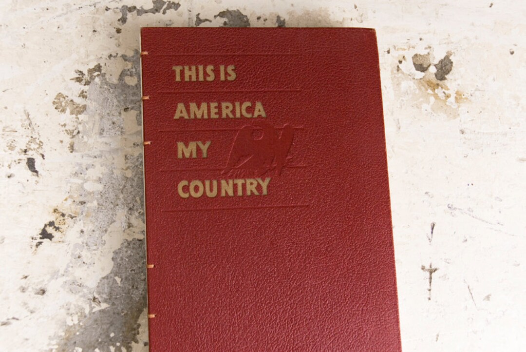 1952 AMERICA Vintage Sketch Notebook Journal - Etsy