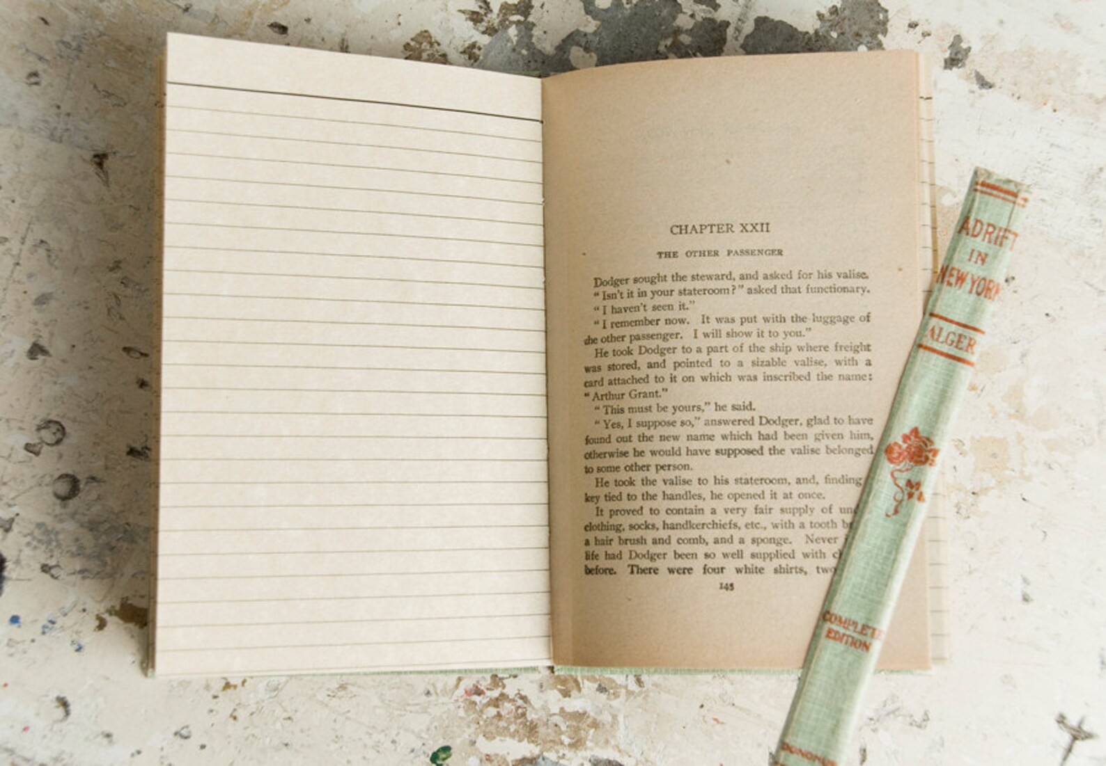 1910s NEW YORK Vintage Lined Journal Notebook - Etsy