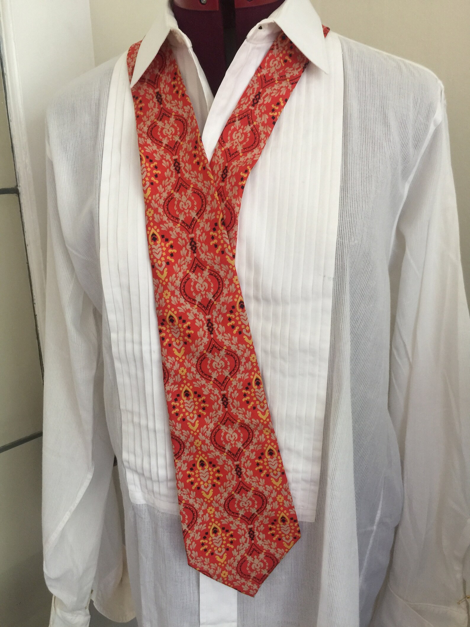 Corbata italiana de seda vintage | Etsy