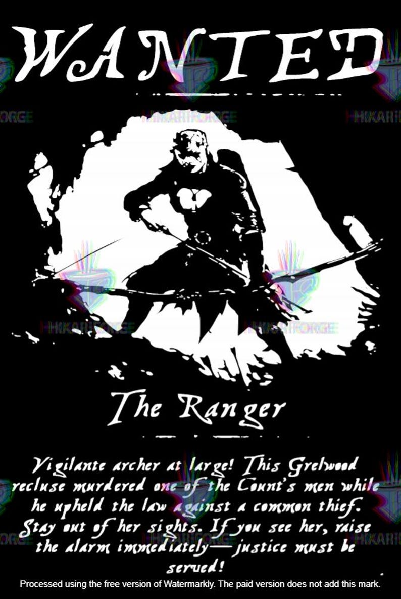 Path of Exile Ranger Fanart – Laser Cut SVG & AI File | Poe Character ...