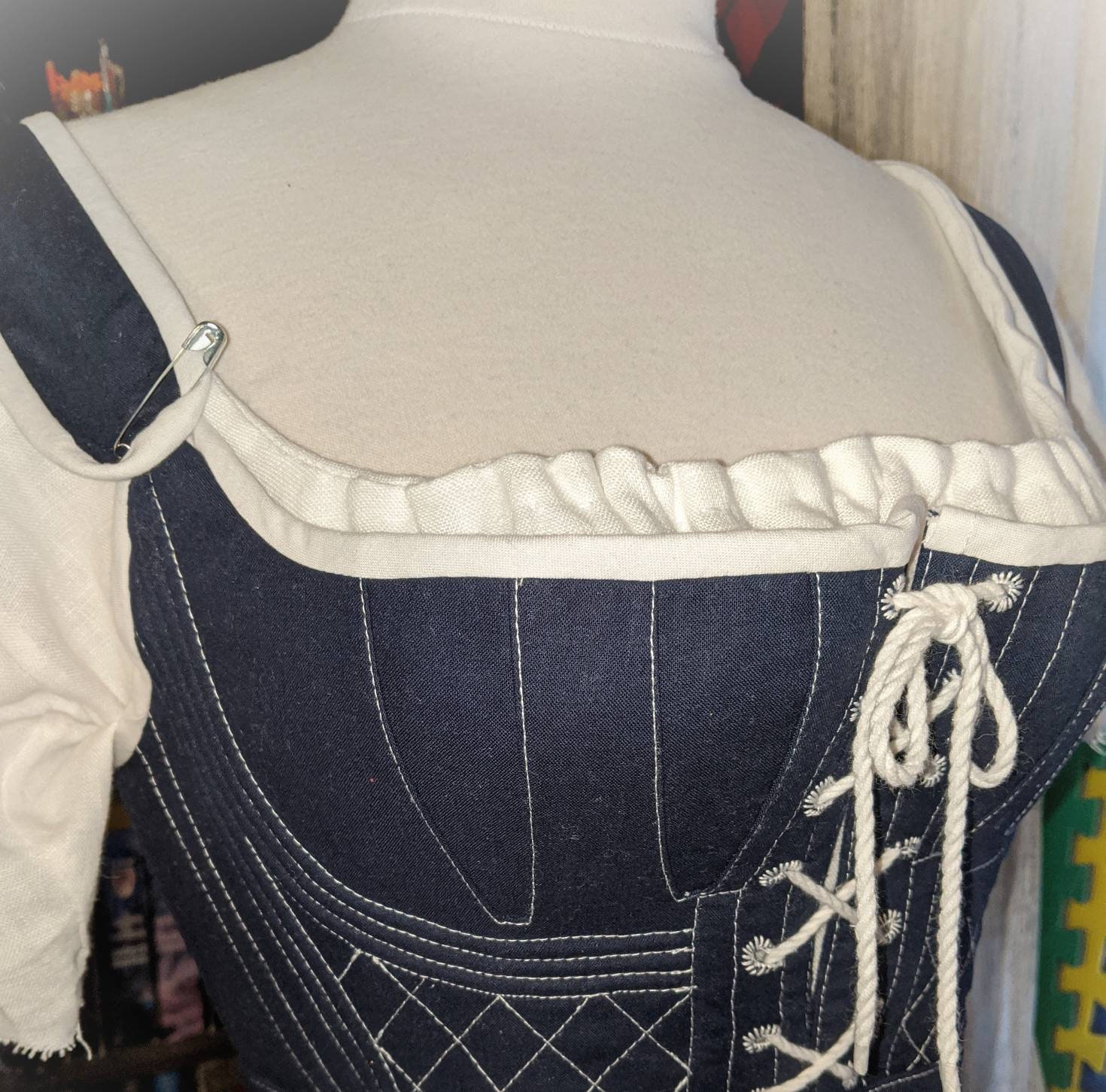 Corded Regency Short Stay - Etsy