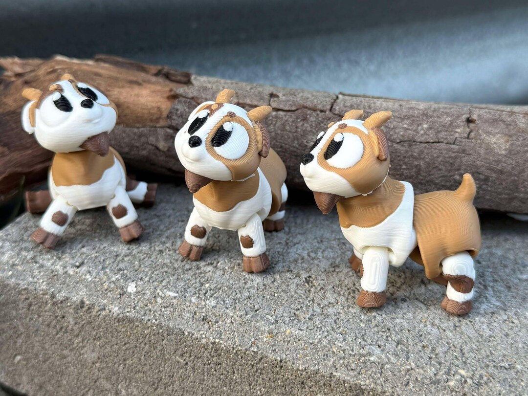 3D Billy Goats – Full of Personality-fidget-collectable-pets - Etsy