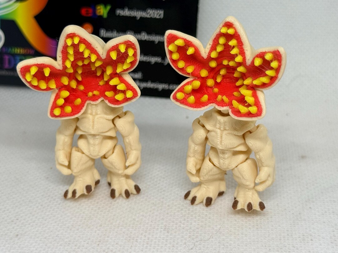 Buy 3D Printed Flexi Monster Figure - Articulated Limbs, Desk Decor ...