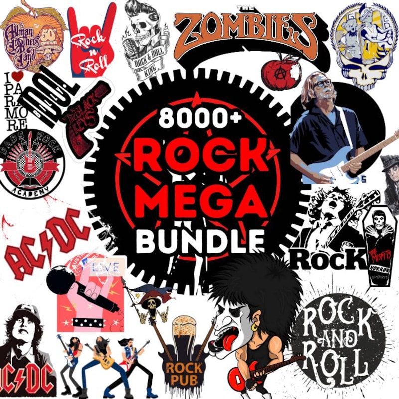 Rock Metal Band Stickers - Etsy UK