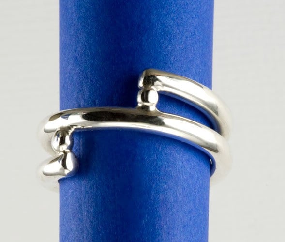 Simple Wrap Around Ring in Sterling Silver - Etsy