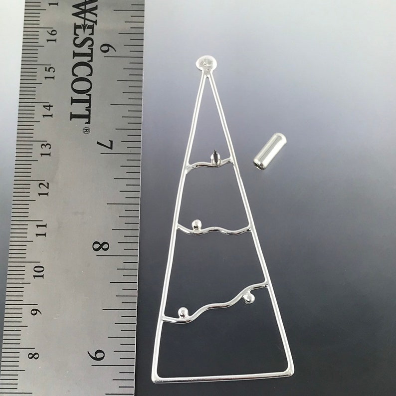 Sterling Silver Christmas Tree Brooch or Pendant- Purchase Price is for ...