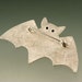 Sterling Silver Bat Brooch Garnet Eyes, Halloween Silver Brooch ...