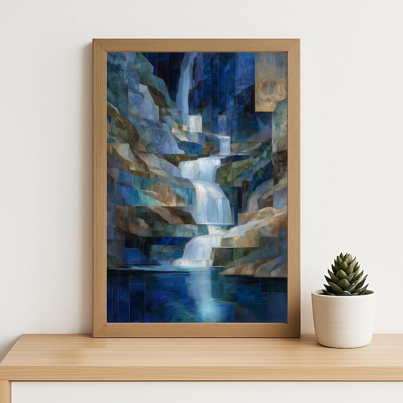 Flowing Water Digital Art - Etsy