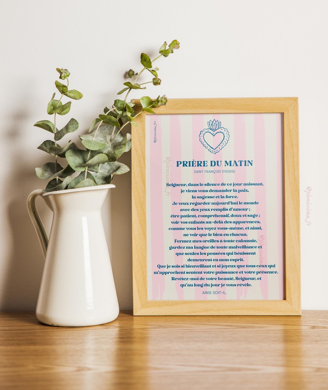 PDF Printable Morning Prayer Poster – Saint Francis of Assisi – Clean ...