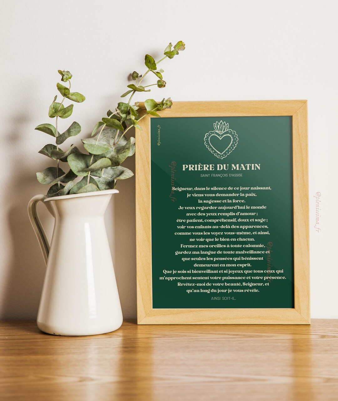 PDF Printable Morning Prayer Poster – Saint Francis of Assisi – Clean ...