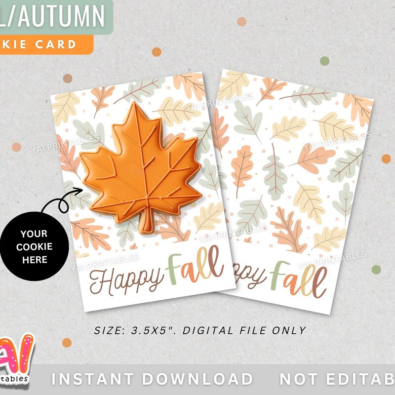 Fall Cookies - Etsy