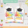 Printable Graduation Tag, Graduation Gift Tag, Class of 2025 Gift Tag ...