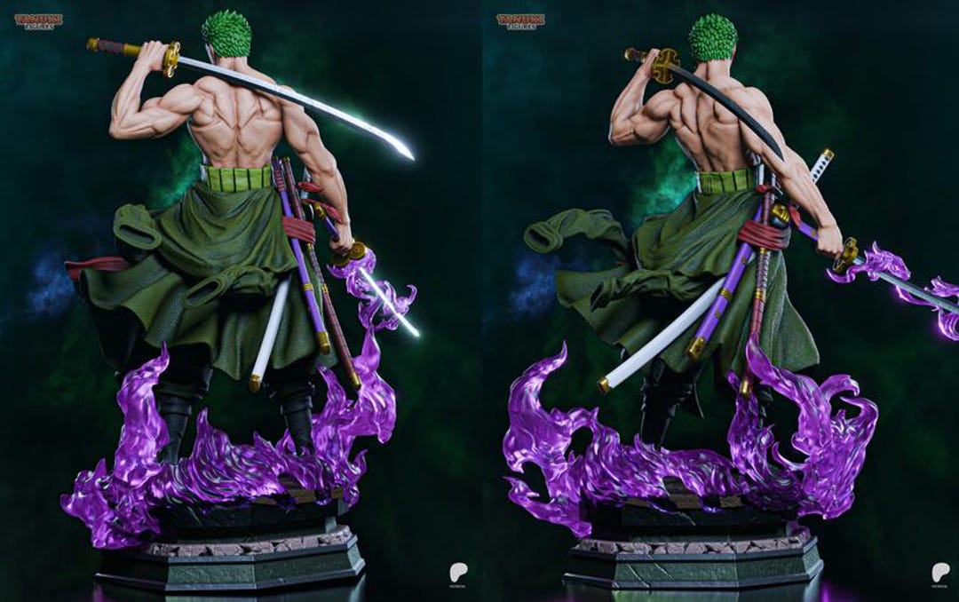 Zoro Statue – One Piece Anime Resin Figure – Hand-painted Collector's ...