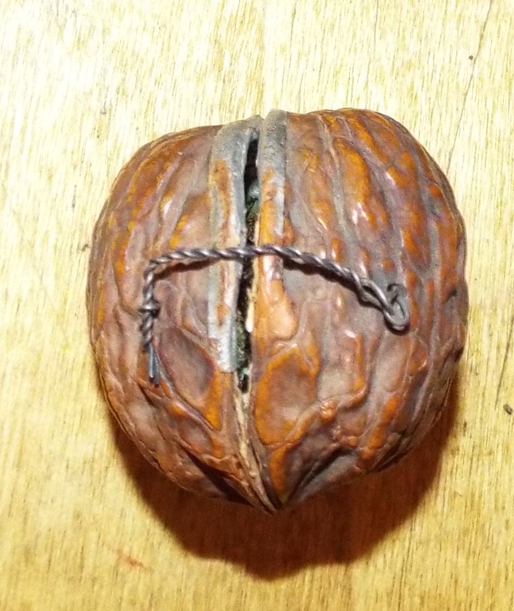 Antique/vintage Walnut Shell Miniature Diorama Mexico 1928 - Etsy