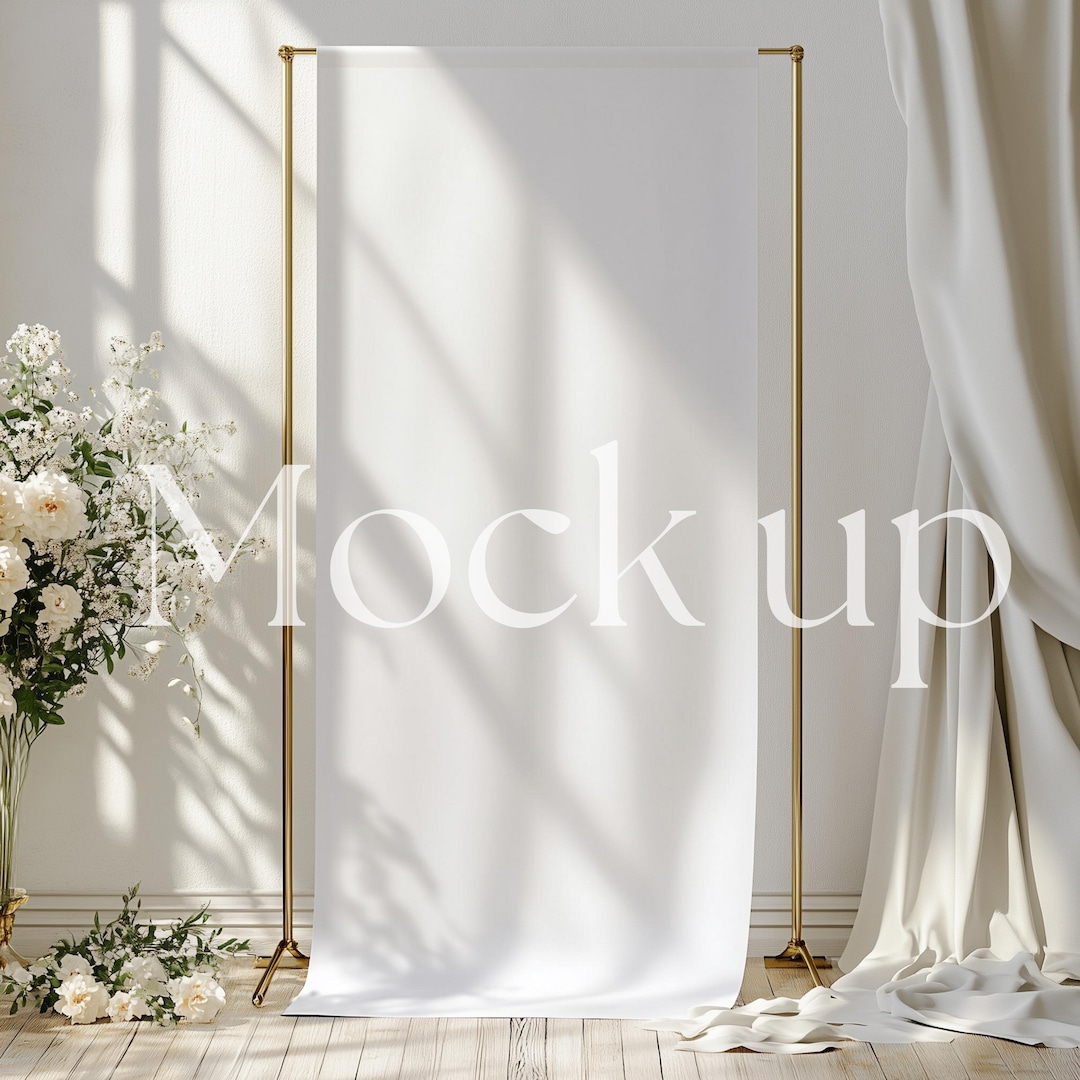 Linen Sign Mock up | PSD & PNG Files | Photoshop | Photopea | Wedding ...
