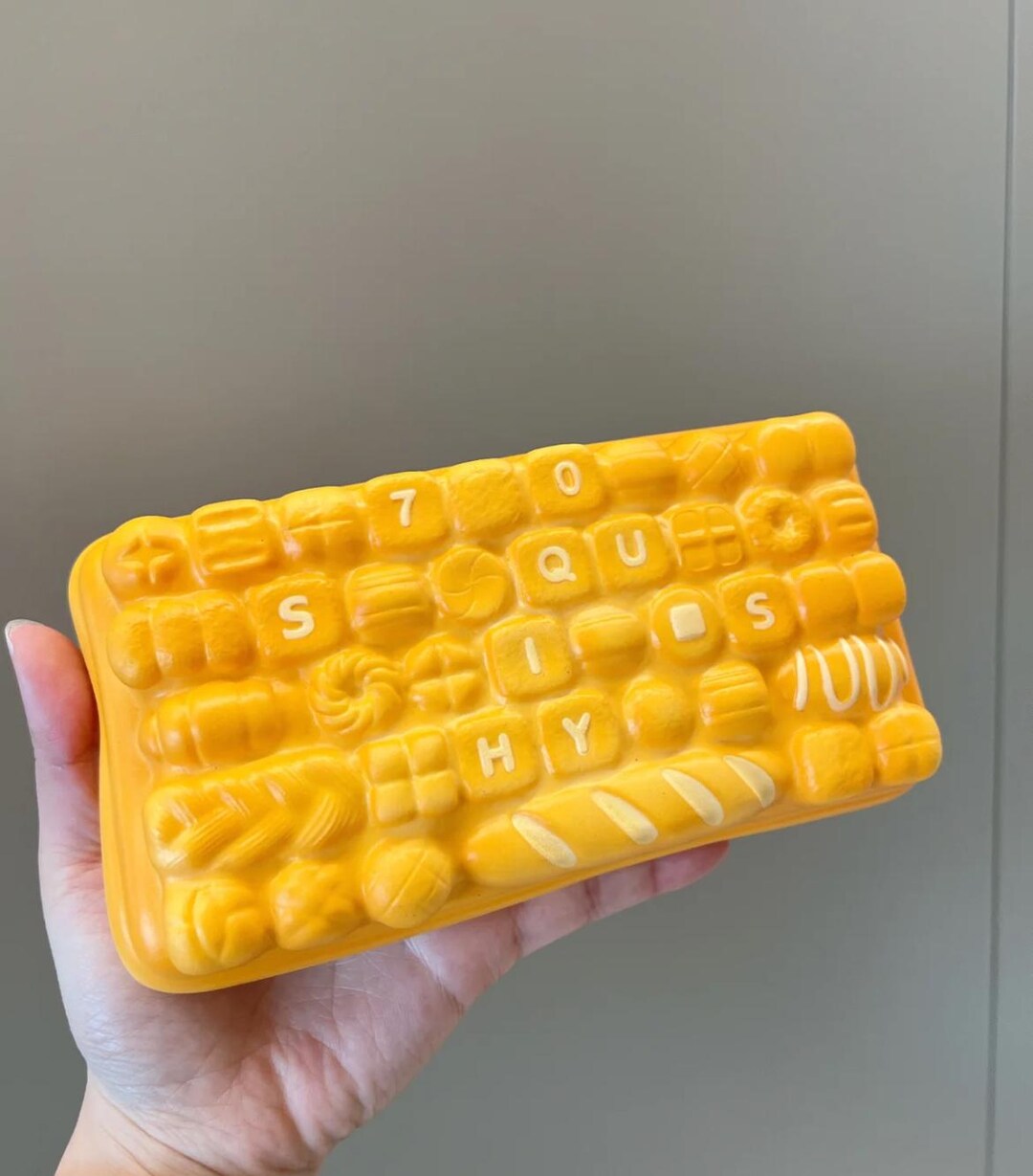 Keyboard Slow Rise Squishy Toy : Kawaii Stress Relief, Handmade ...