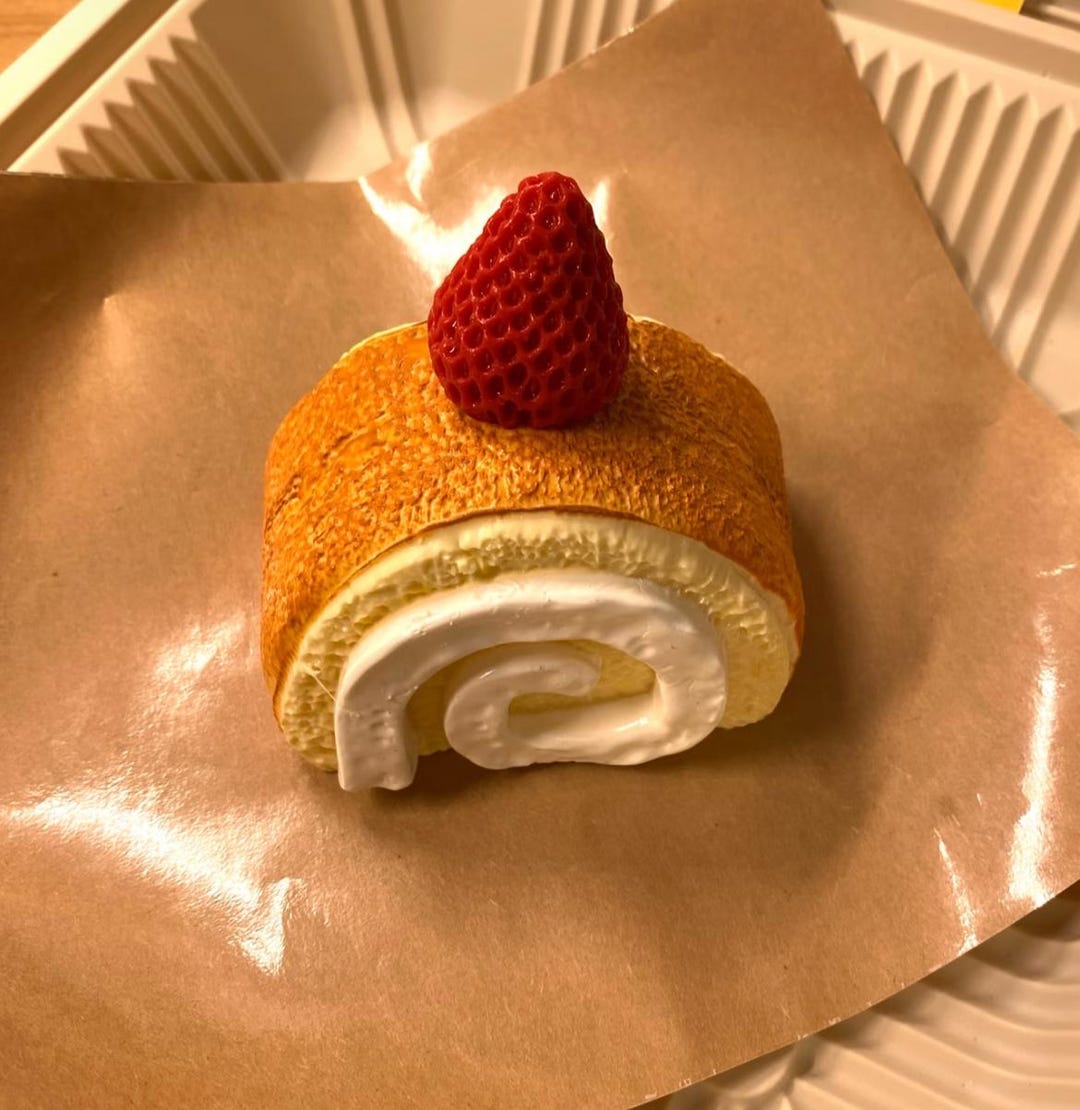 Strawberry Swiss Roll Squishy Toy | Stress Reliever | Tabasquishy | Tus ...