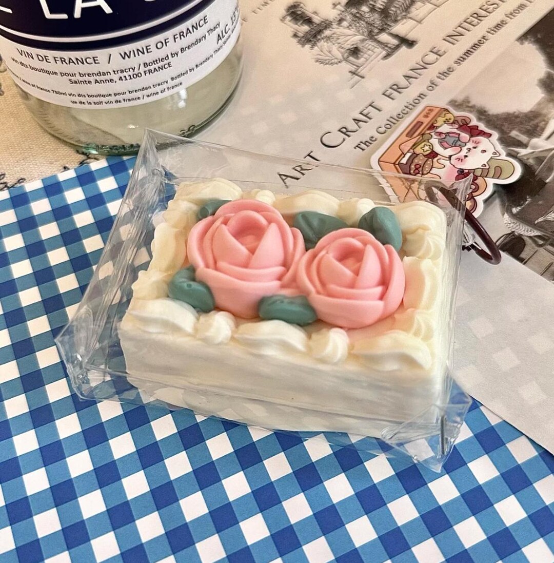 Rose Cream Cake Squishy Toy | Stress Reliever | Tabasquishy | Tus Bread ...