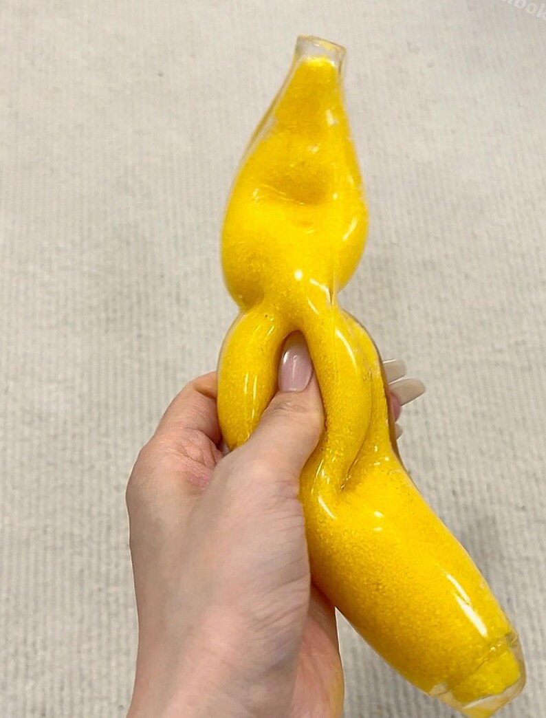 Banana Squeeze Ball ASMR Watery Feeling Shapeable Creamy Feeling Red ...