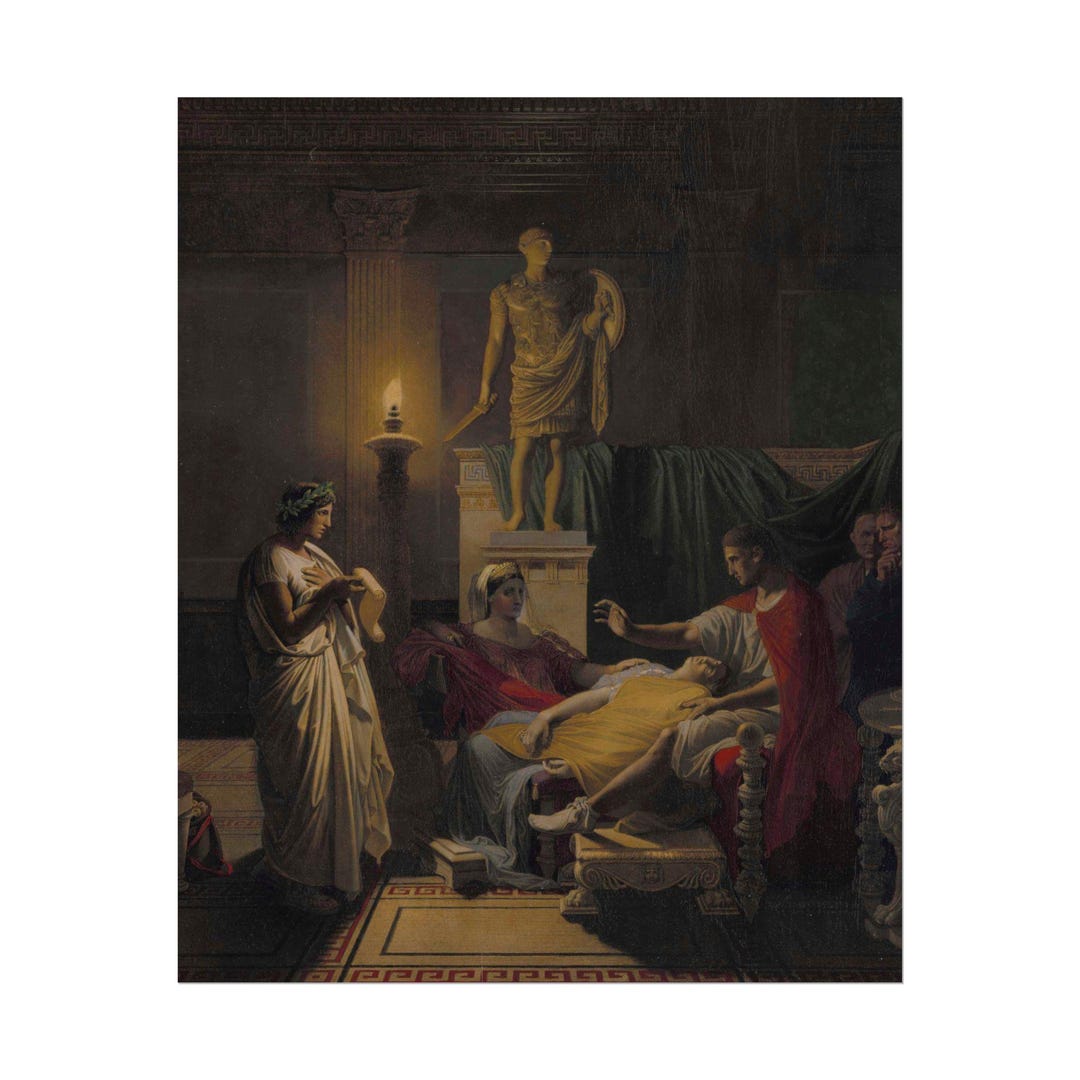 Virgil Reading the Aeneid to Augustus Classic Art Poster Print - Etsy