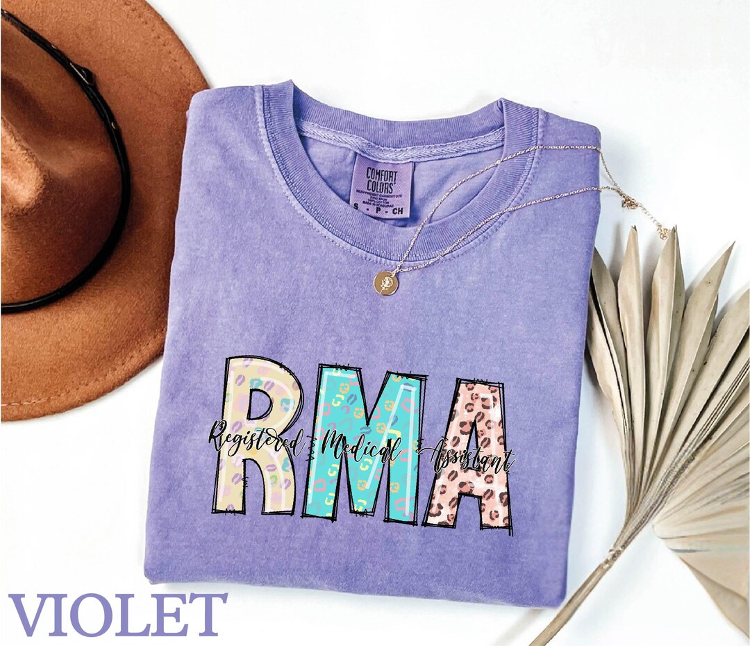 Registered Medical Assistant Comfort Colors Shirt,registered Medical ...