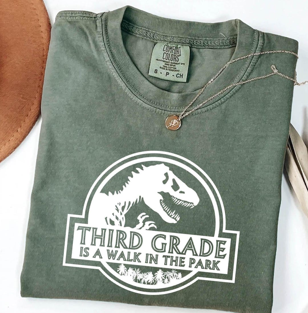 Third Grade is A Walk in the Park T-shirt, Last Day of School Shirt ...