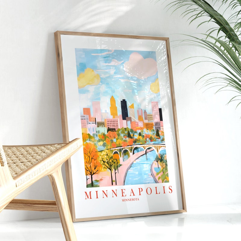 Minneapolis Poster - Etsy