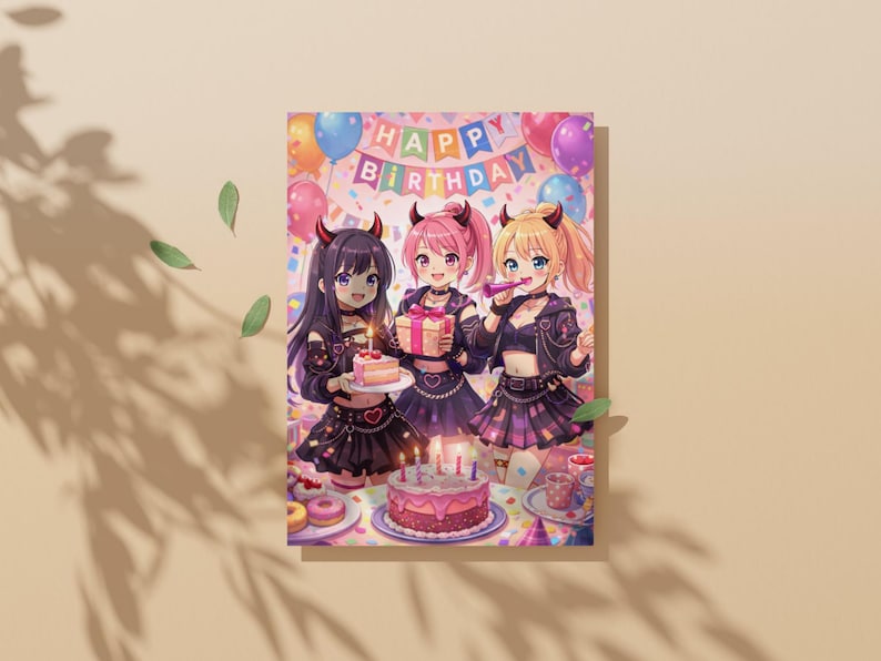 Kpop Demon Hunters Birthday Invitation Template - Editable Canva ...