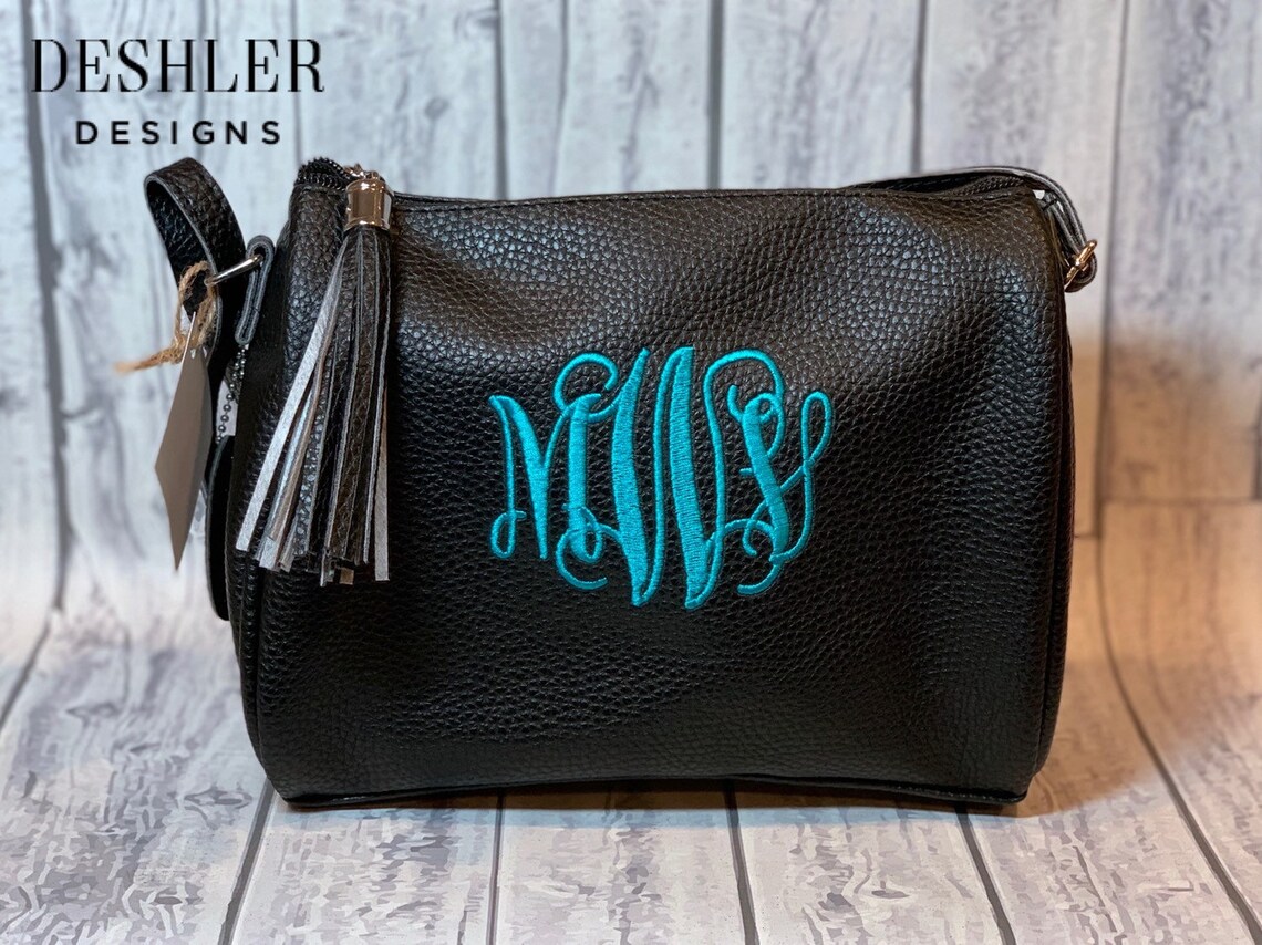 Monogram Tassel Purse Monogrammed Purse Monogram Purse - Etsy