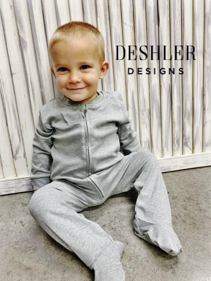Boys Footie Sleeper, Monogram Footie Sleeper, Monogram Sleeper ...