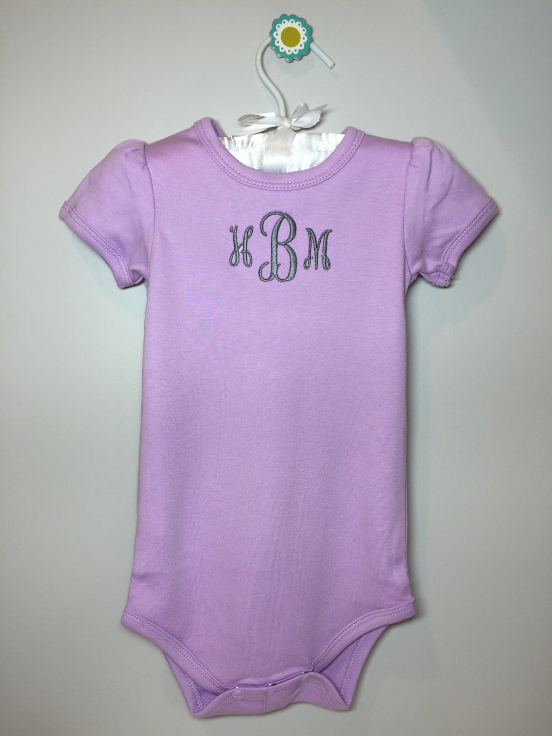 Monogram purple onsie monogrammed purple onsie monogram | Etsy