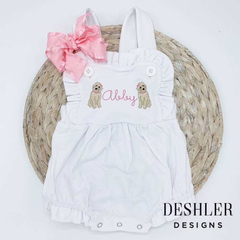 Goldendoodle Outfit, Monogram Goldendoodle Outfit, Baby Goldendoodle ...