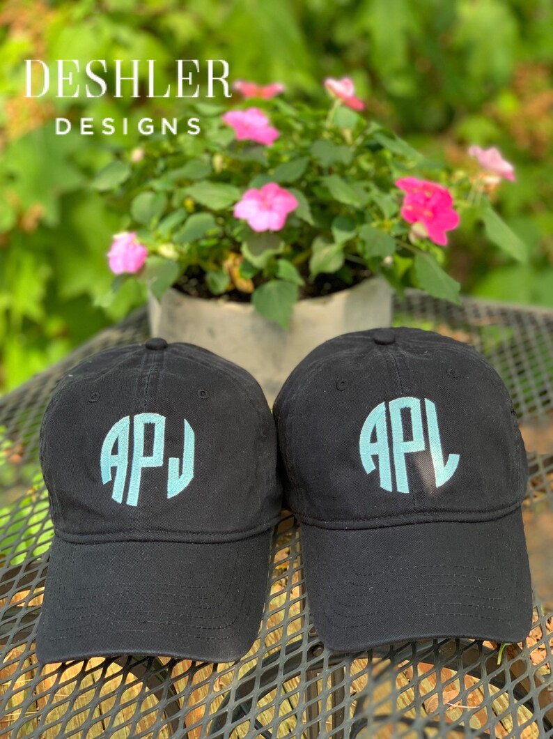 Monogram Hat Monogrammed Hat Monogram Baseball Hat Monogram - Etsy