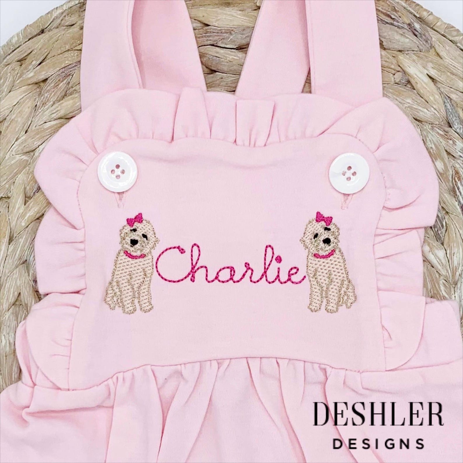 Goldendoodle Outfit, Monogram Goldendoodle Outfit, Baby Goldendoodle ...