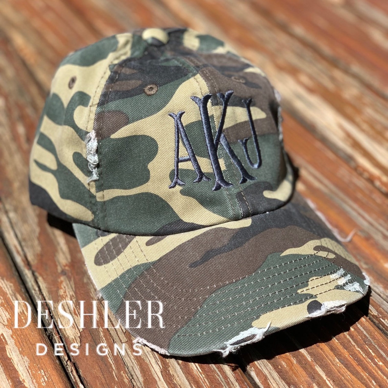 Monogram Camo Hat Monogrammed Camo Hat Camo Hat Camo Ball | Etsy