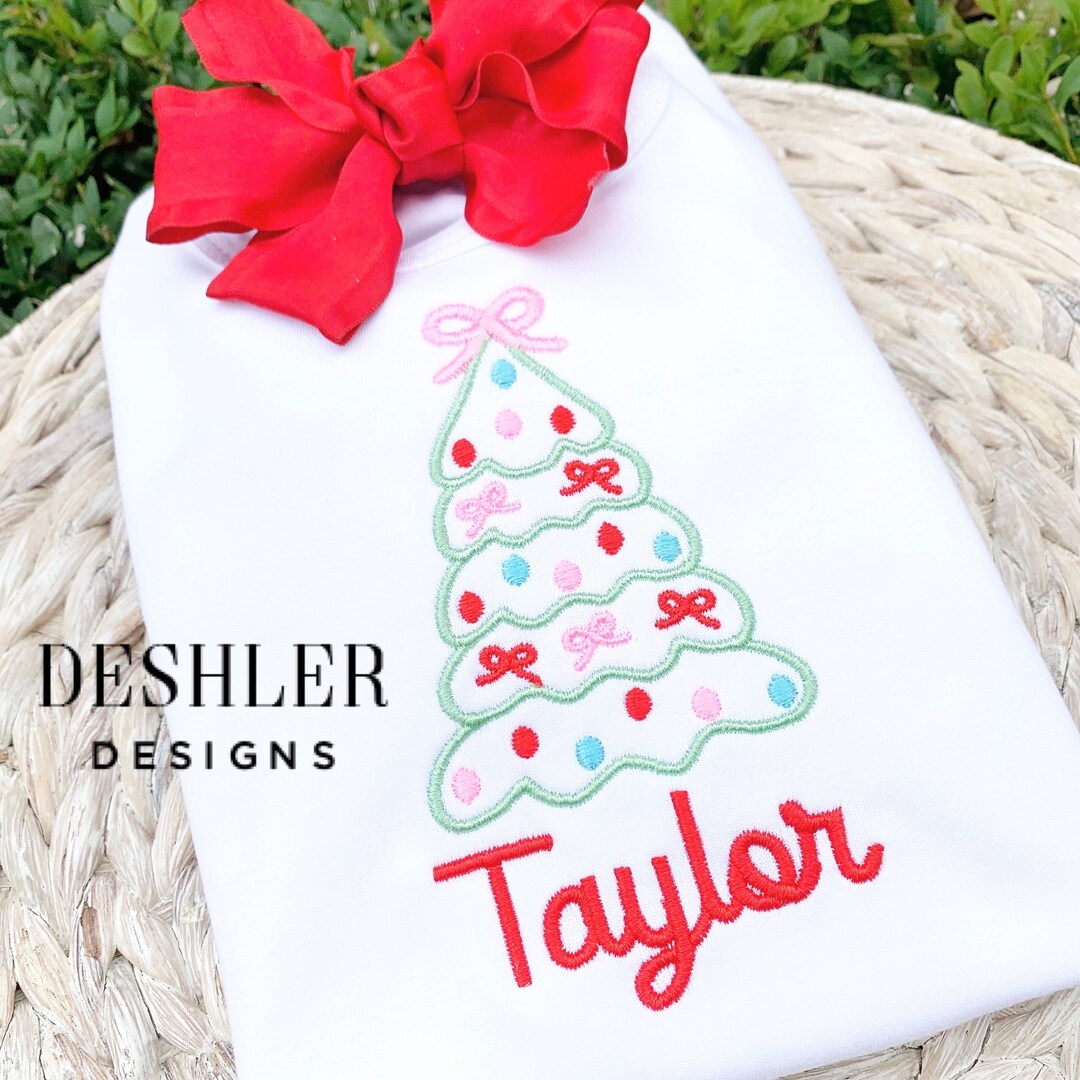 Girls Christmas Shirt, Girly Christmas Shirt, Monogram Christmas Shirt ...